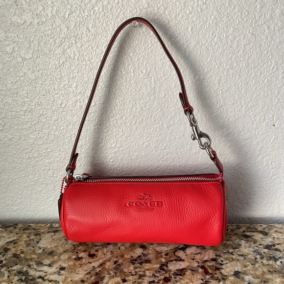 Coach | Bags | Coach Red Nolita Barrel Bag | Poshmark